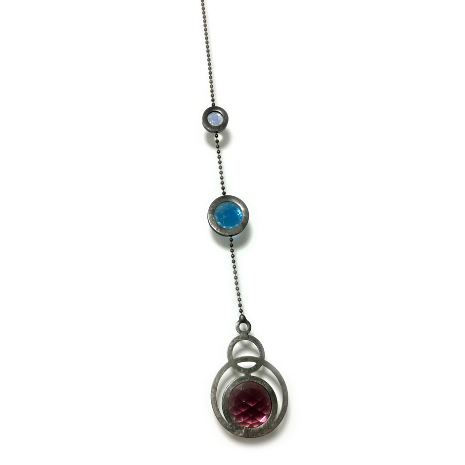 Amethyst/Turquoise/Sky Blue Eclipse Suncatcher